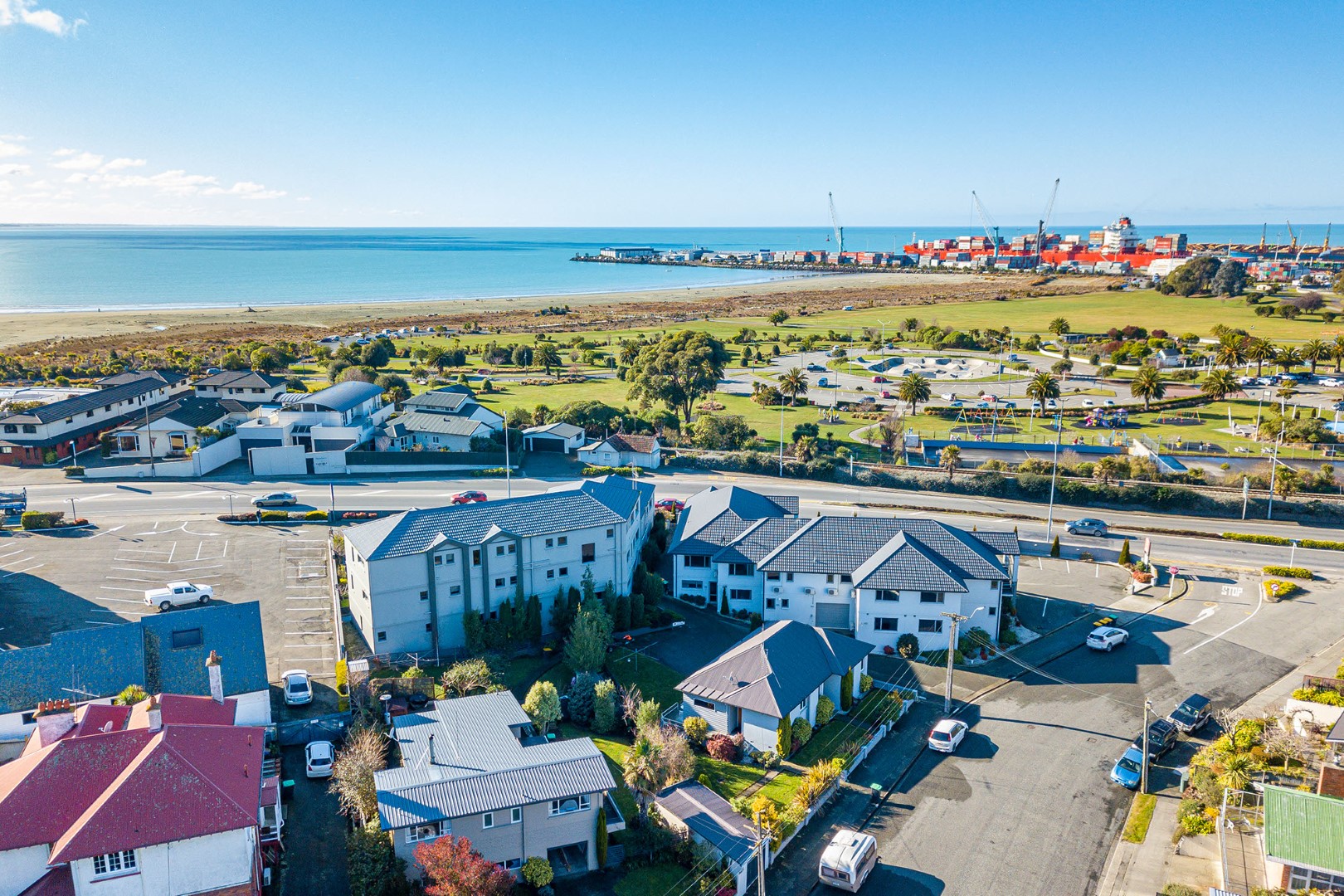 Motel in Timaru, New Zealand - Bay City Motor Lodge.